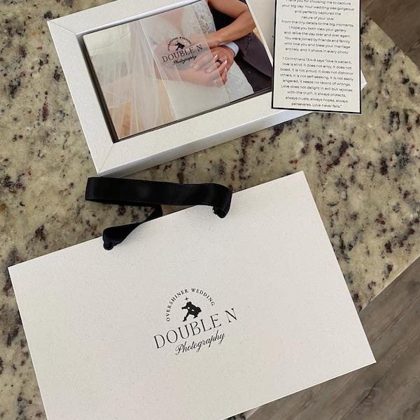 Personalized Photo Box 4x6", 5x7", 6x8" , Photo Packaging, Usb-box, DIY ...