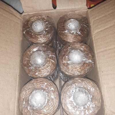 Six Spools 6 Rolls SINEW / Sinue Leather Thread Beading Crafts ...