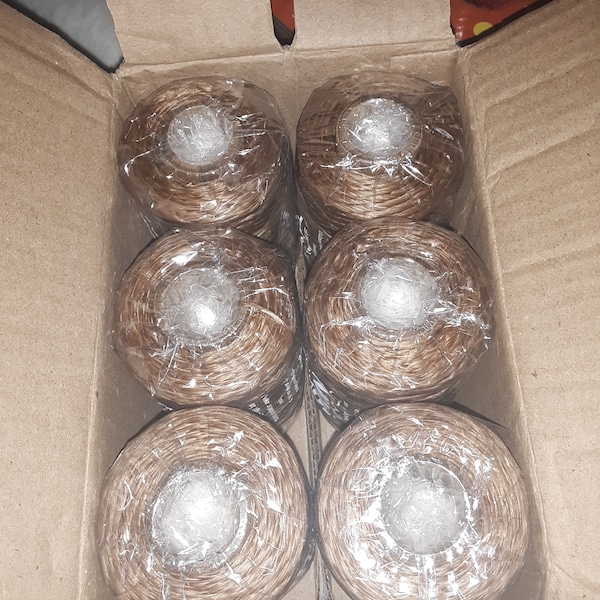 Six Spools 6 Rolls SINEW / Sinue Leather Thread Beading Crafts ...