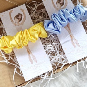 Ballerina Scrunchie Card Template, Ballet Dancer Party Favour, Editable ...