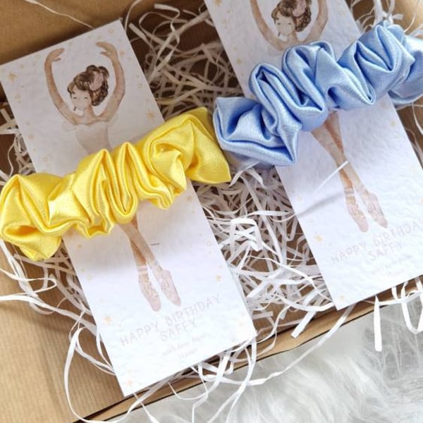 Ballerina Scrunchie Card Template, Ballet Dancer Party Favour, Editable ...