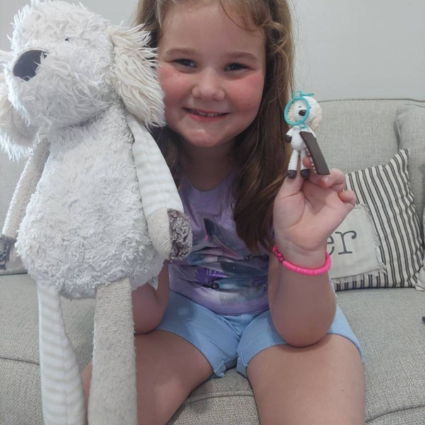 Handmade Luce Catholic Mascot and Friends Fe, Xin, and Sky Clay ...