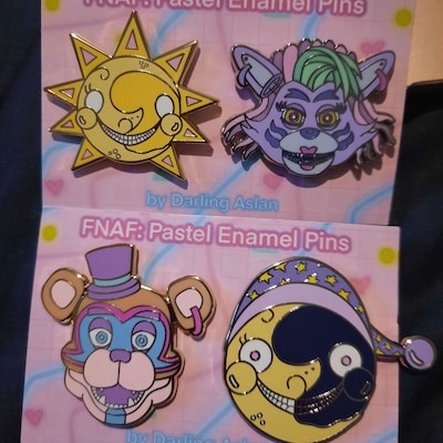 FNAF Enamel Pins // Kawaii Five Nights at Freddys Security Breach - Etsy UK