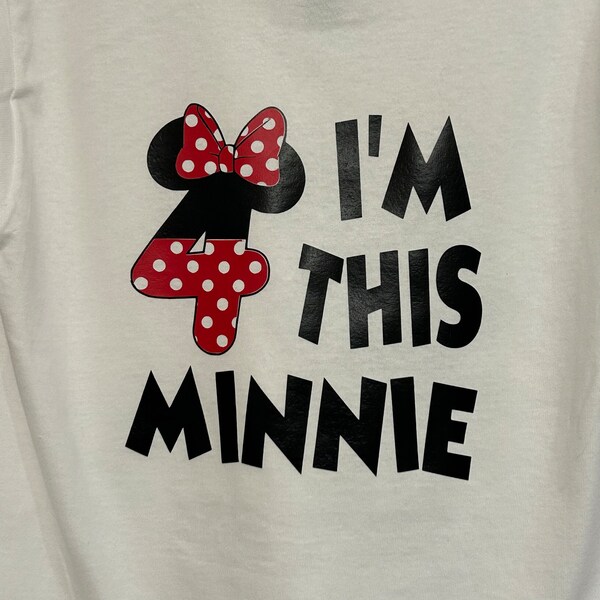 Birthday Numbers Svg – Minnie Mouse Svg – Numbers Clipart – Birthday ...