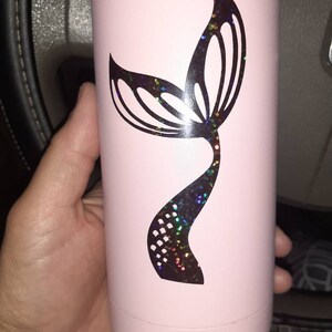 Mermaid Tail Decal. Mermaid Tail Car Window Sticker. RTIC YETI Vinyl ...