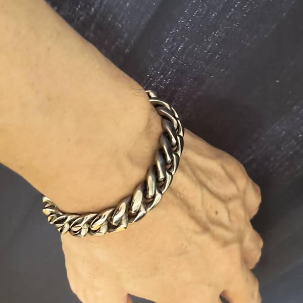 Vintage Stonewash Titanium Cuban Chain 10.5mm - Grade 1 Titanium ...