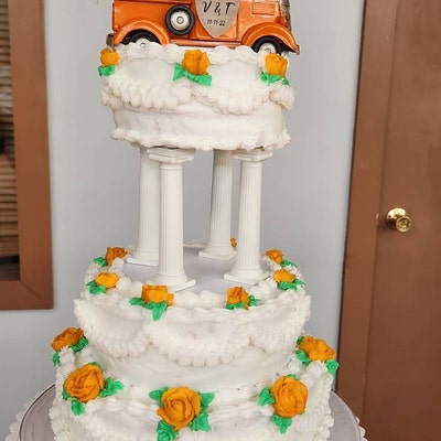 Farmhouse Wedding Cake Topper / Barn Wedding Cake Topper / Country ...