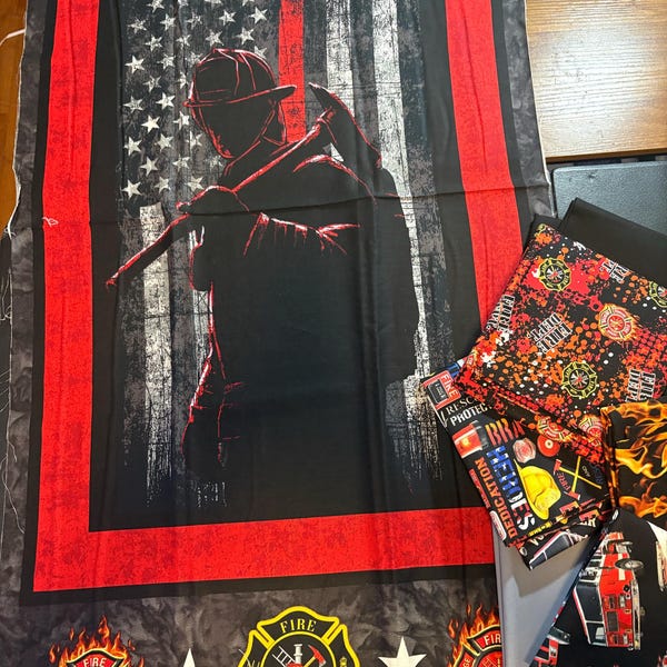 23.5" X 43" Panel Firefighters Fireman Firefighting Fire Station Flag ...