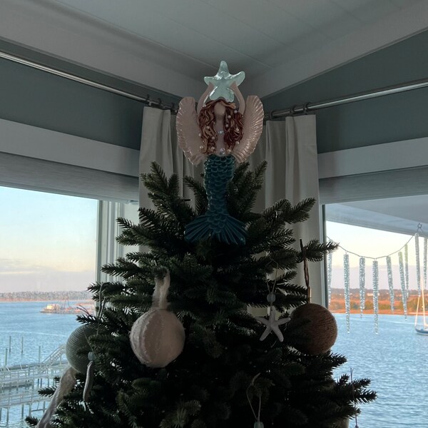 Angel Mermaid Tree Topper - Etsy
