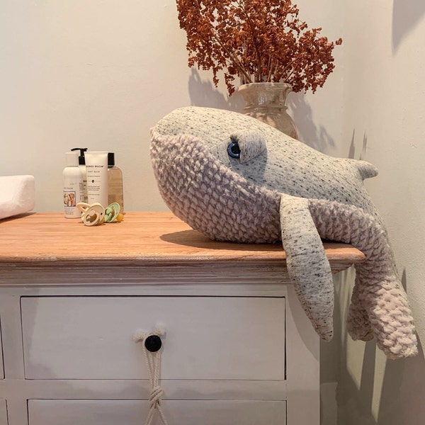 Small Original Whale - Handmade Stuffed Animal - Etsy