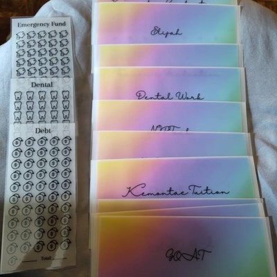 Budget Binder Personalized With Cash Envelopes A6 Glitter Budgeting ...