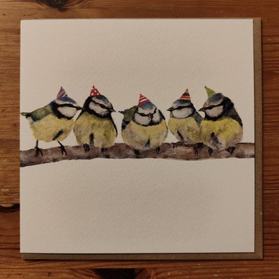 Birthday Crow, Birthday Card - Etsy