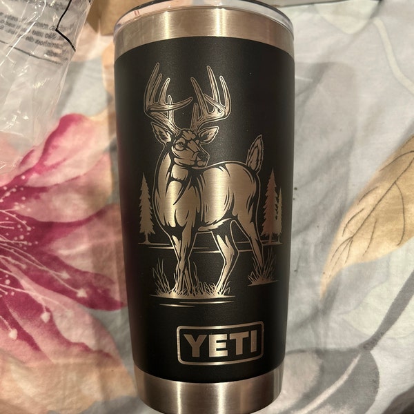Whitetail Deer YETI Tumbler: Personalized Insulated Rambler - Etsy