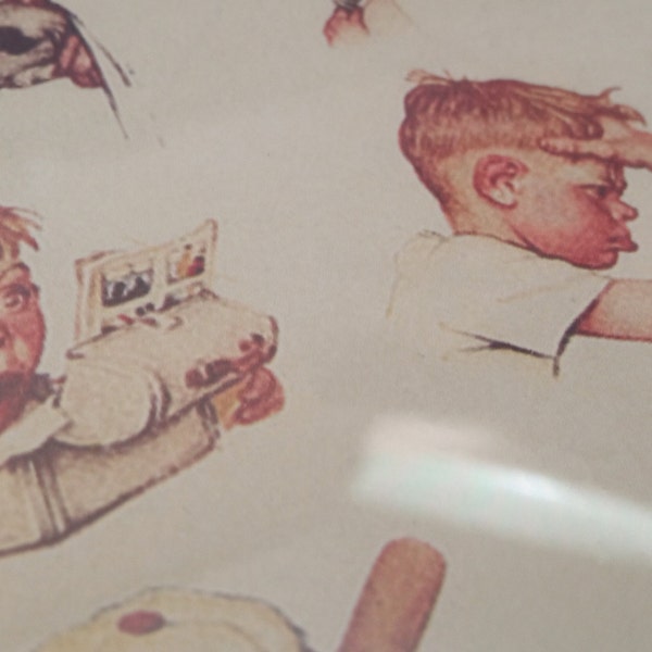 Norman Rockwell Breaking Home Ties 1954 Print 8 in X 9 in Portrait ...