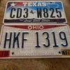 License Plates Your Choice Rusty, Old License Plates Texas New Mexico ...