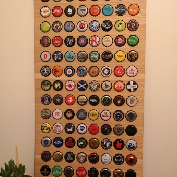 112 Bottle Cap Display Map Beer Cap Collection - Etsy UK