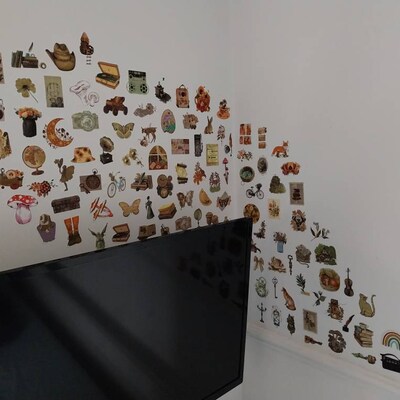 50pcs Hippy Hippie Stickers Pack Peace and Love Camper Van VW CND Car ...