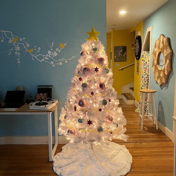 Star Christmas Tree Topper in Yellow Felt - Etsy