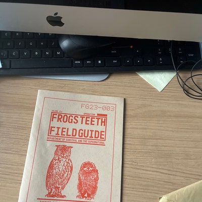 Frogs Teeth Field Guide FG22-110 - Etsy