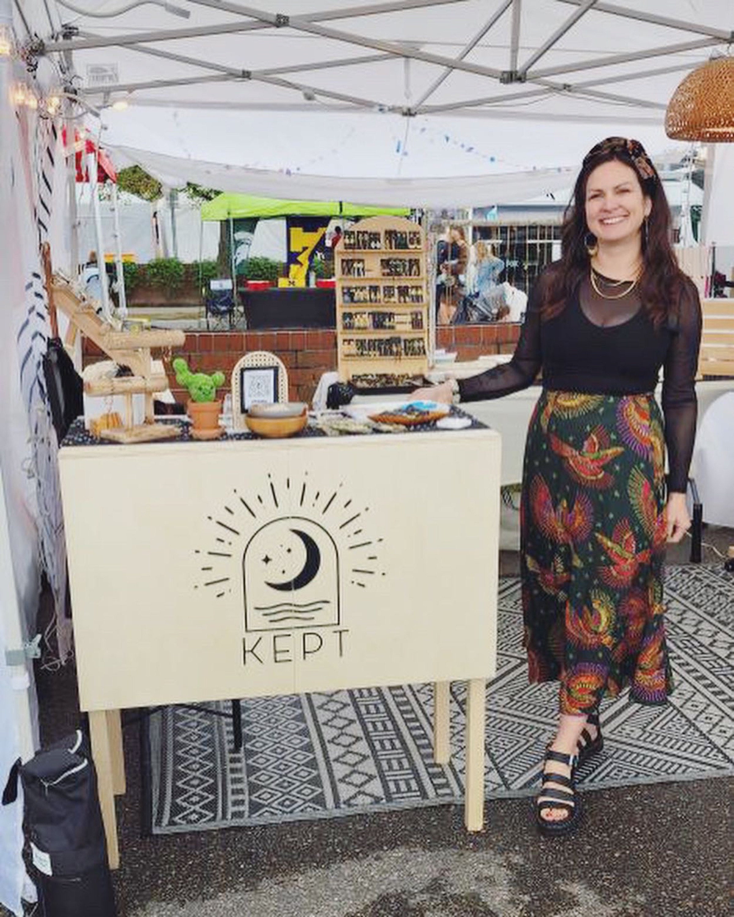 Checkout station VC-03-NT | collapsible portable vendor display with s ...