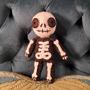 PDF Crochet Pattern Mr. Skeleton and Skele-kitty DIY Instructions ...