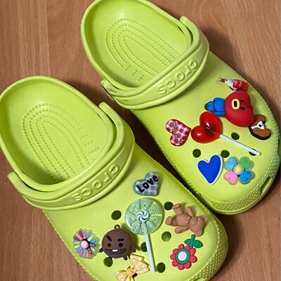 BTS Shoe Charms Crocs Cute Kpop Set - Etsy