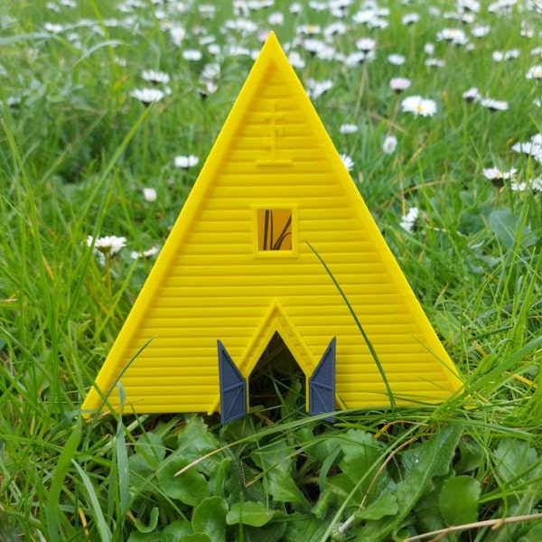 Midsommar Yellow Pyramid Temple 3d Printed Model - Etsy