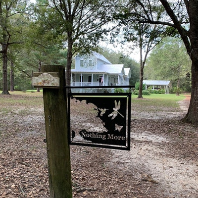 Metal Sign Hanger Bracket 24 Display Holder for Home, Yard or Business ...
