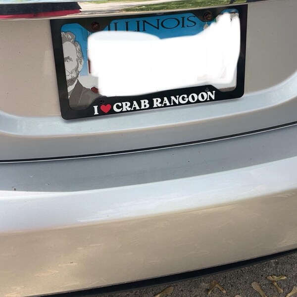 Blue Plaid Gingham Car License Plate Frame, Gen Z Gift, Cute Car ...