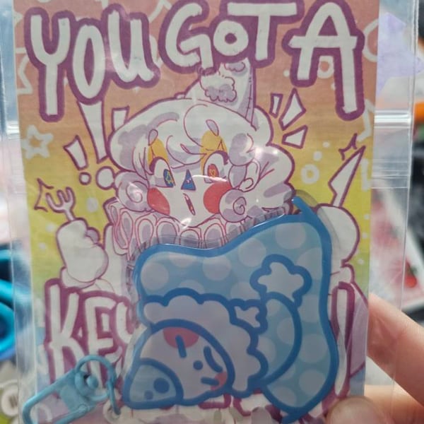 Cute Lil Clown Keychains // Acrylic 3in Keychain - Etsy