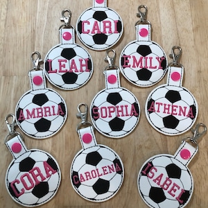 Football Keychain Football Team Football Team Bag Tag - Etsy