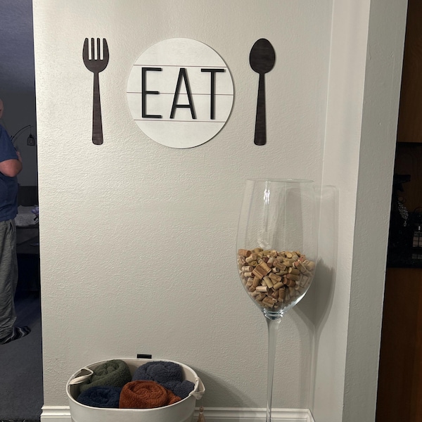 Fork and Spoon Wall Decor,fork and Spoon Wall Art,fork and Spoon for ...