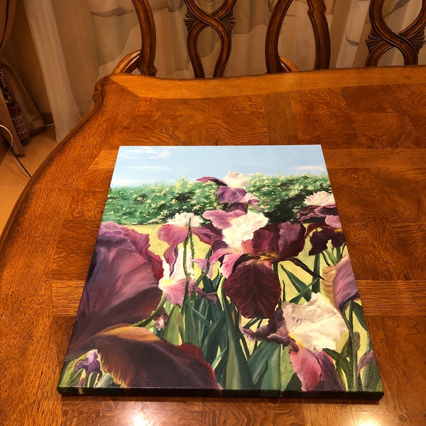 Original Ocean Large Deep Canvas Oil Painting, Seaside Ocean Wave ...