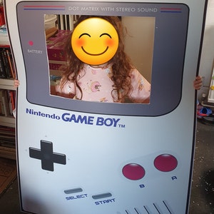 NES Style Controller Photo Prop Frame, Video Game Party Prop, Gamer ...