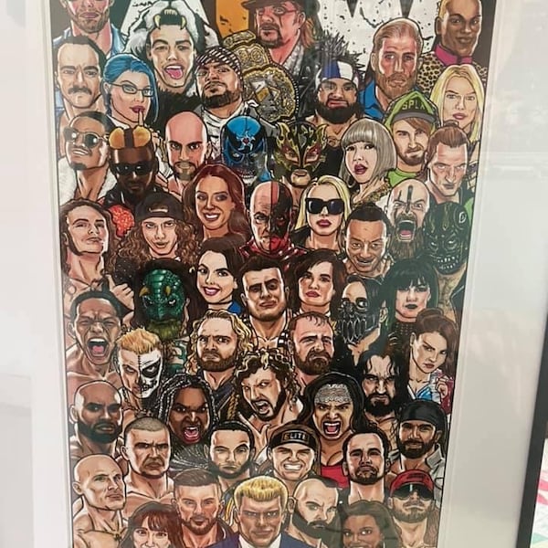 AEW 2019 Roster - 11x17 Fine Art Print - Etsy