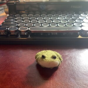 Needle Felted Toad Small Wool Toad Handmade Toad Sculpture Cute Pocket ...