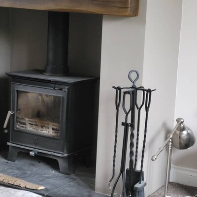 Traditional Large Black Nursery Fire Guard/ Steel Fireguard, Protection ...