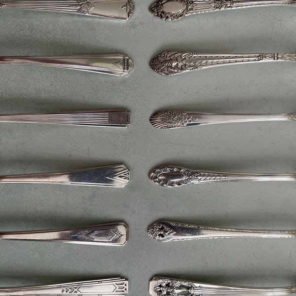 Silverplate Dinner Forks Mismatched Flatware Vintage and Antique ...