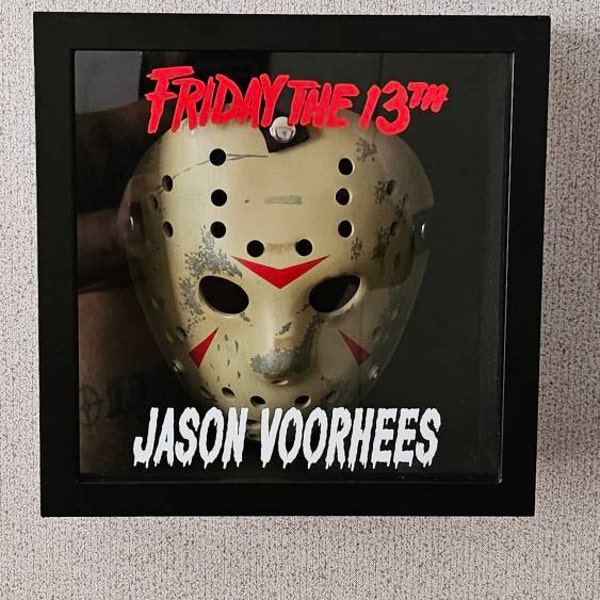 Friday the 13th Display Case Custom Collectible Jason Voorhees Mask ...
