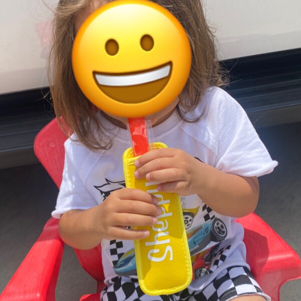 Personalized Popsicle Holder Ice Pop Holder Kids Summer Party Favor ...