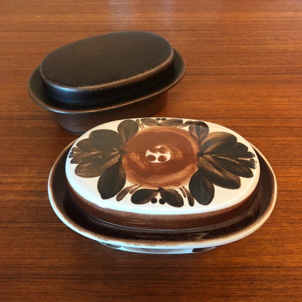 Vintage, Gustavsberg "prunus" Nine (9) Saucers 12 Cm/5"/designed by ...