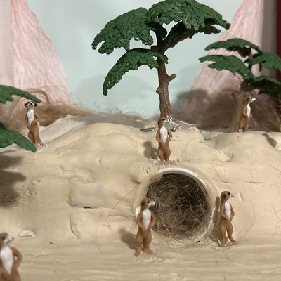 Set of Miniature Foxes Mini Fox Terrarium Supplies Soap Making Teeny ...