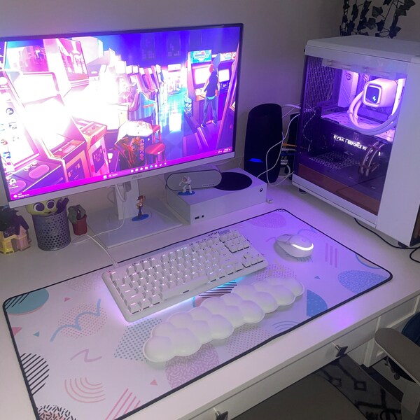 Arcade Carpet, Colorful Area Rug, 80s 90s Trippy Accent Floor Mat ...