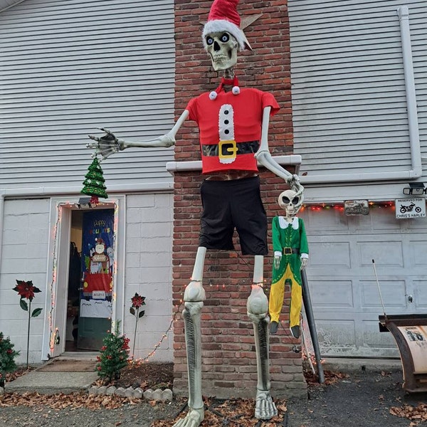 12’ Skeleton Santa Beard (white) (skeleton NOT Included) - Etsy