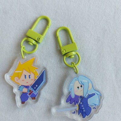 Final Fantasy VII Linked Clear Charms - Etsy