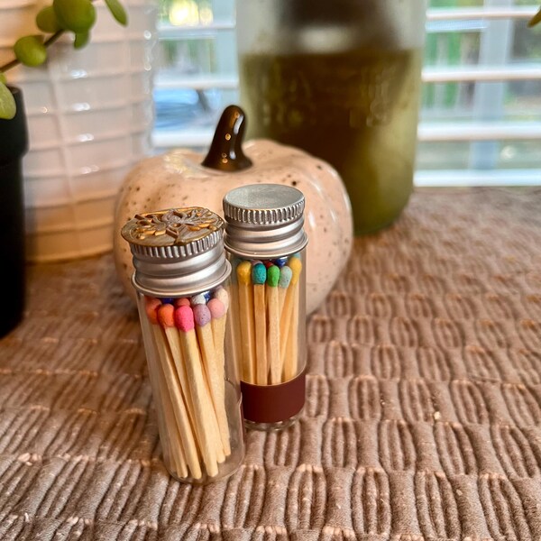 3 Long Matches Mix Refill Wooden Matches Colorful Matches Wedding ...