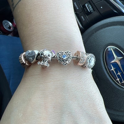 Pandora S925 Silver Sparkling Paw Prints Charm - Etsy