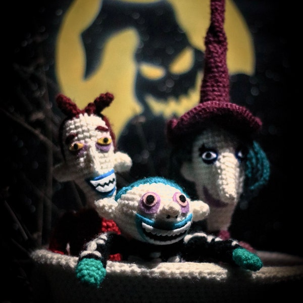 Lock, Shock and Barrel Crochet Patterns (the Nightmare Before Christmas ...