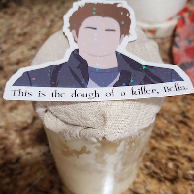 Twilight Edward Cullen Sparkly Sticker, Laptop Sticker, Indoor Use Only ...