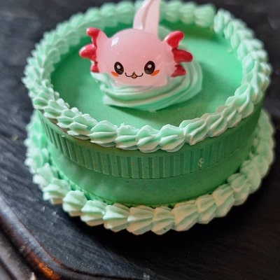 Customizable Axolotl Cake Grinder Fake Cake Grinder Cute Axolotl ...
